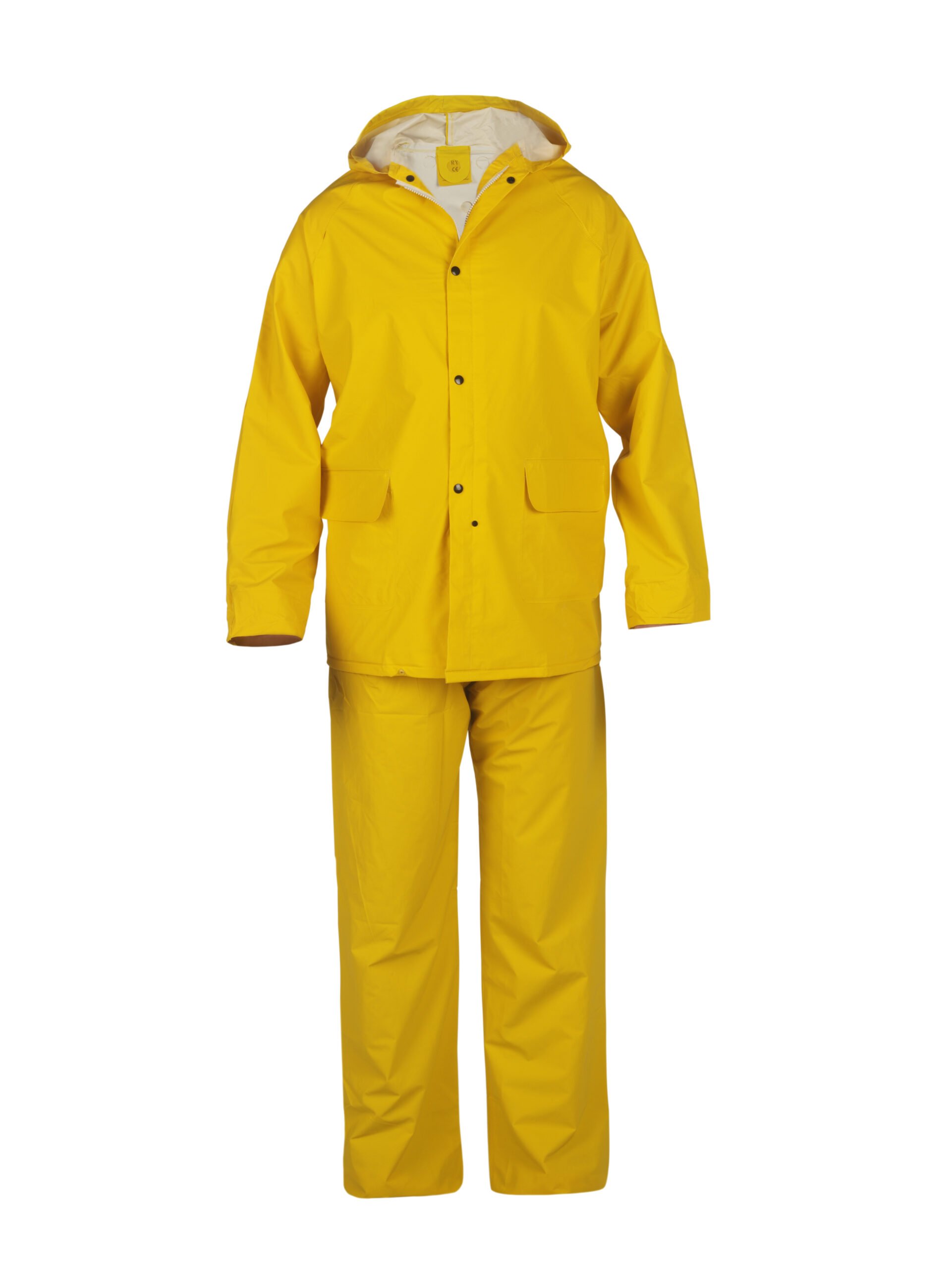 Regenpak RY PVC/polyester/PVC geel - AVG Trade